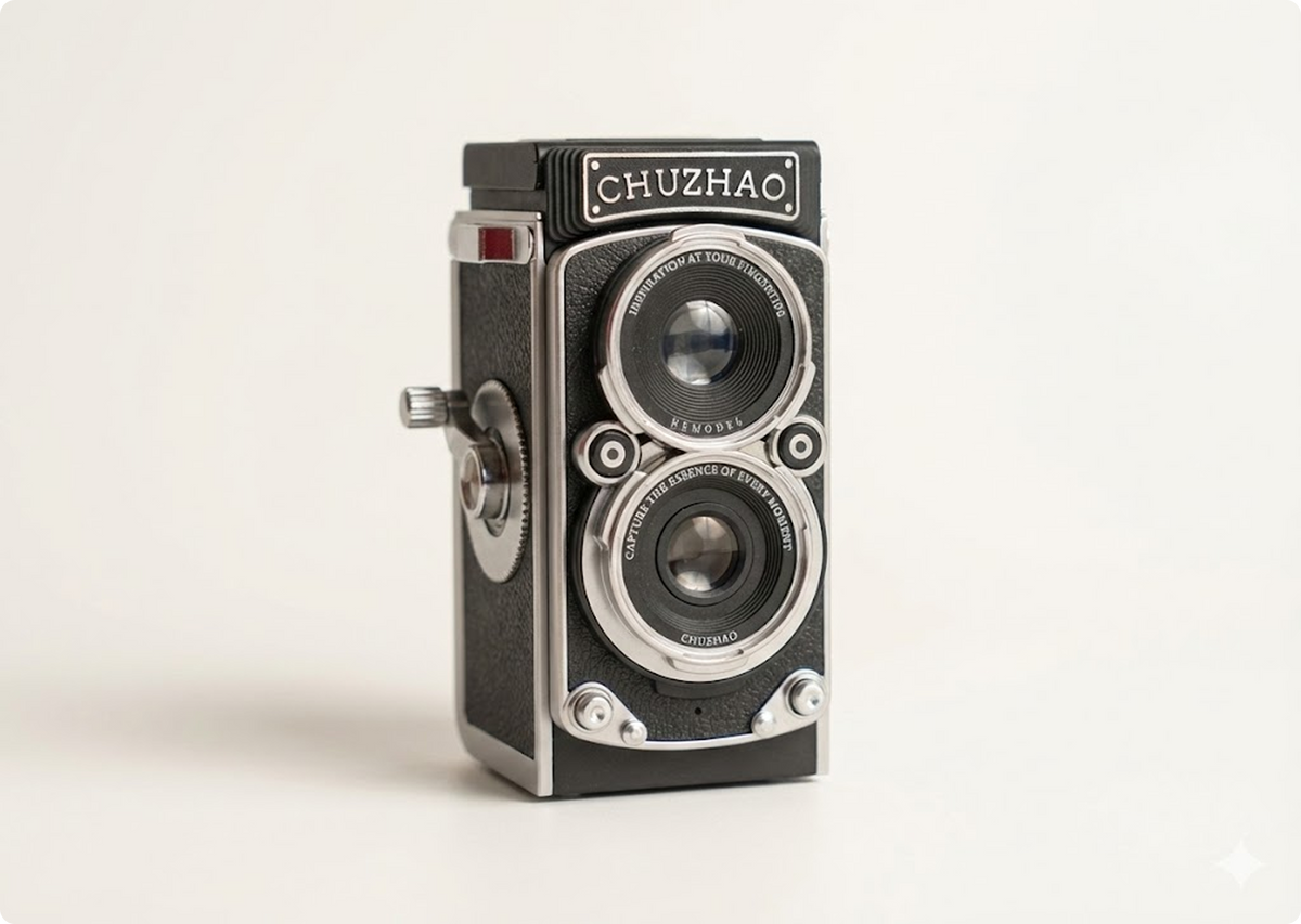 CHUZHAO™ Digital TLR 2.0 Camera | Film-Like Photos, No Editing